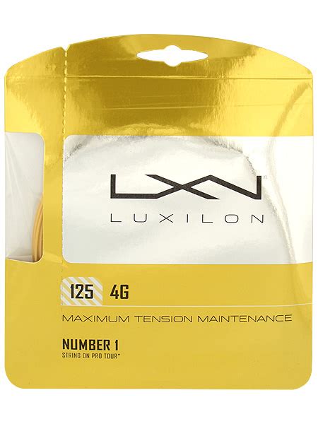 Luxilon 4G 16L (1.25) String - The Tennis Shop