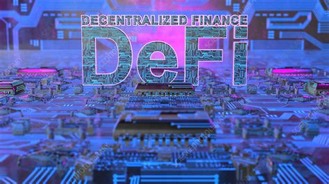 Decentralised Finance Illustration Stock Image F0366847 Science