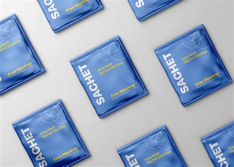 Free Matt Sachet Packaging Mockup On Behance
