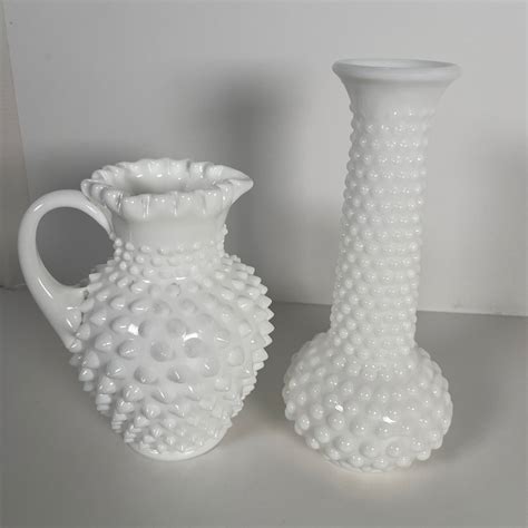 Hobnail Glassware Etsy
