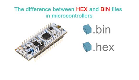 The Difference Between Hex And Bin Files In Microcontrollers Blog