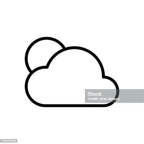 雲太陽圖示簡單的行輪廓的農業圖示的向量元素 Ui 和 Ux網站或移動應用程式向量圖形及更多互聯網圖片 互聯網 商務 夏天 Istock