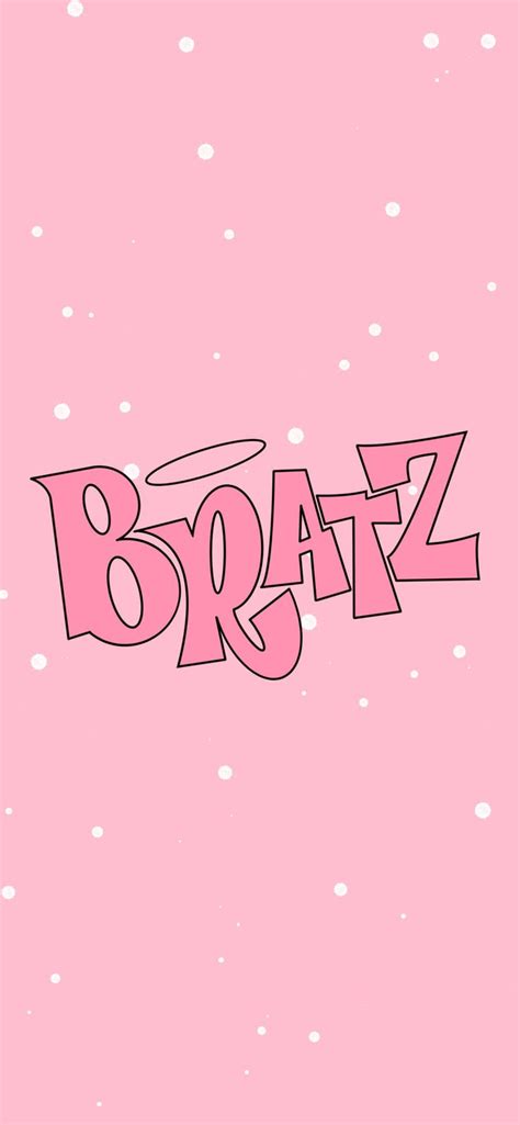 Bratz Logo Pink Aesthetic Wallpapers Pink Baddie Wallpaper For Phone