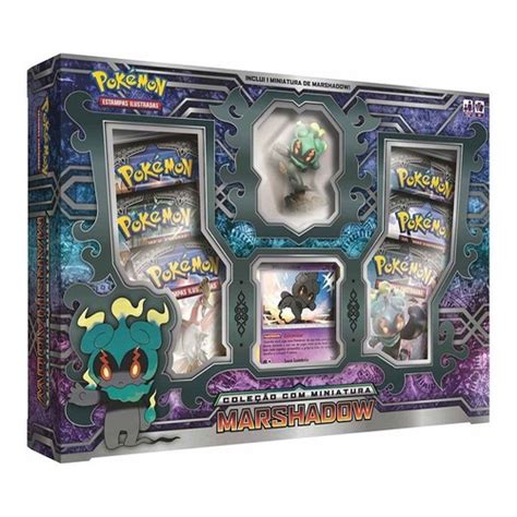 Box Pokémon Coleção Com Miniatura Marshadow Shopee Brasil