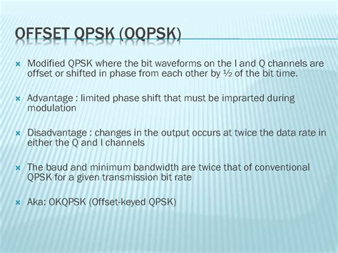 SOLUTION Offset Qpsk Oqpsk Studypool
