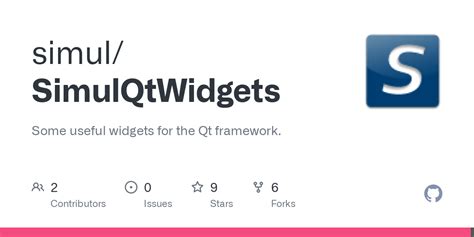 Github Simulsimulqtwidgets Some Useful Widgets For The Qt Framework