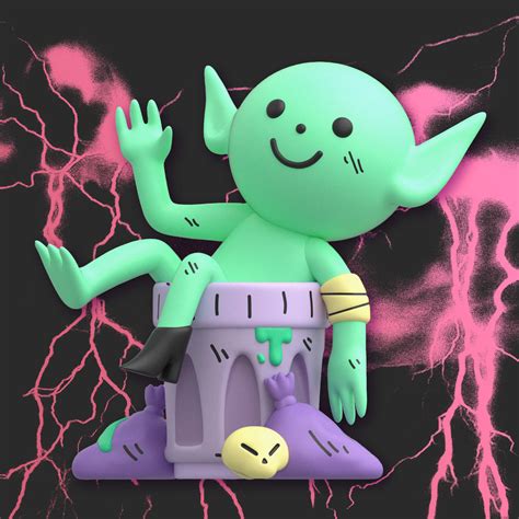 Trash Goblin Vinyl Figure Wizard Of Barge