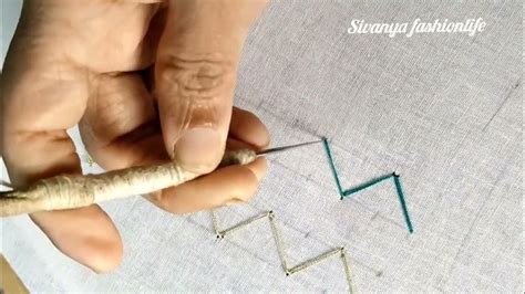 Class7aari Singleanddouble Zigzag Stitchchain With Zigzag Stitchaari
