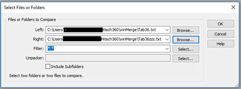 Winmerge A Very Useful Tool For Merge And Compare Code Or File Hitech360