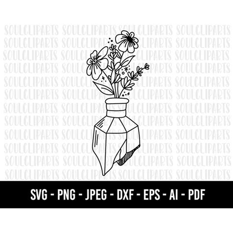 Cod Lineart Svg Bundle Line Art Svg Minimalist Svg Flower Inspire