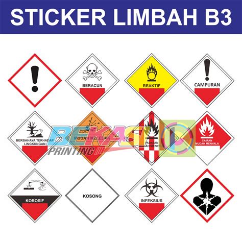 Jual Sticker Safety Sign Rambu Tanda Peringatan Limbah Beracun