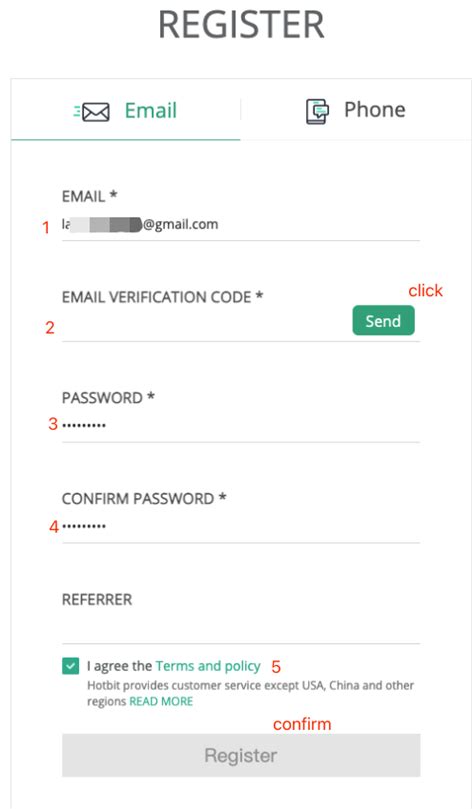 How To Register On Hotbit Hotbit Support Center