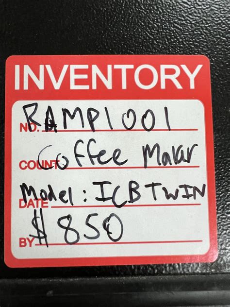 Bunn Icb Twin 2 Head Coffee Brewer Used 208v Ramp 1001 ☑️ Canada Food