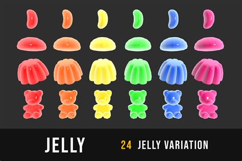 3d Jelly Model Pack 3d 음식 Unity Asset Store 3d Jelly Model Pack 3d 음식 Unity Asset Store