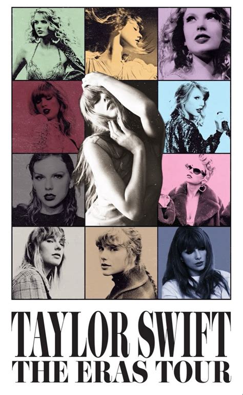 Taylor Swift Eras Tour Poster With Ttpd In 2024 Tour Posters Taylor Swift Swift