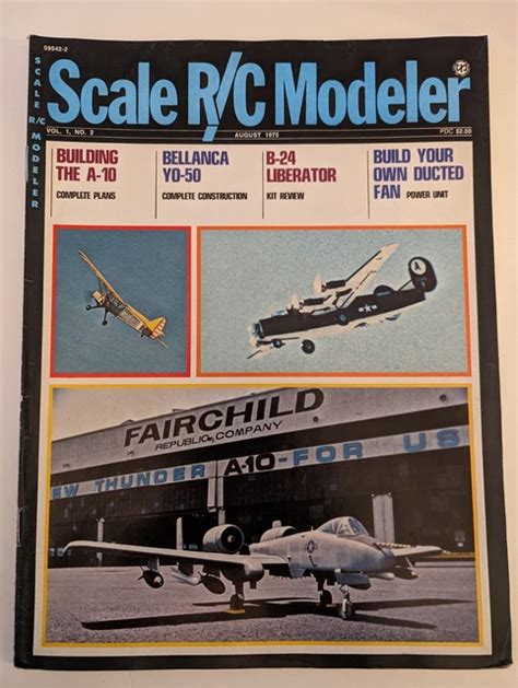 VINTAGE SCALE R C Modeler Magazine August 1975 Radio Control Models 11 37 PicClick UK
