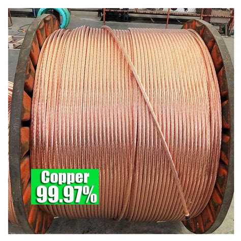 China Earthing Connection Bare Copper Strand Bare Copper Wire