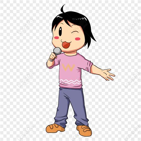 Araw Ng Mga Bata Cartoon Character Na Palamuti Materyal Pattern Larawan