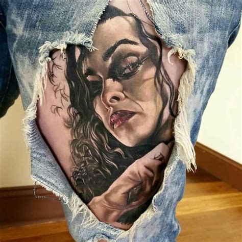 Pin By Linda Reeves On Bellatrix Tattoos Portrait Tattoo Portrait