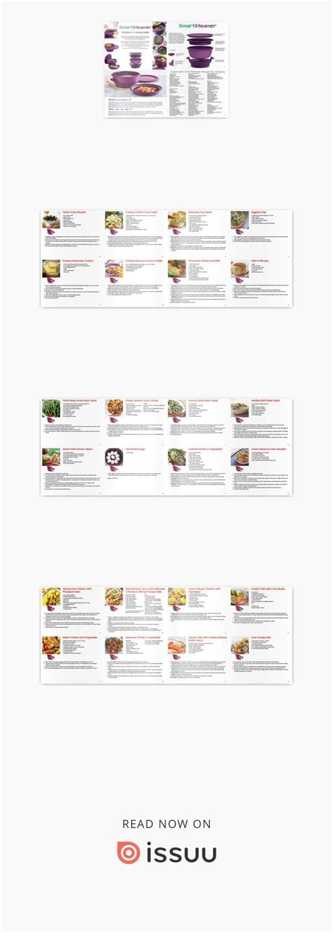 Tupperware Smartsteamer Recipes And Cooking Guide 2018 Tupperware