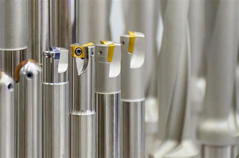 Close Up Scene The Group Special Purpose Tool For Cnc Lath Machine