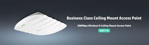 Tp Link Mbps Wireless N Ceiling Mount Access Point Supports Passive Poe Single Band Free Poe