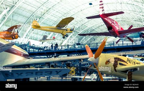 Historic And Vintage Planes On Display At The Steven F Udvar Hazy