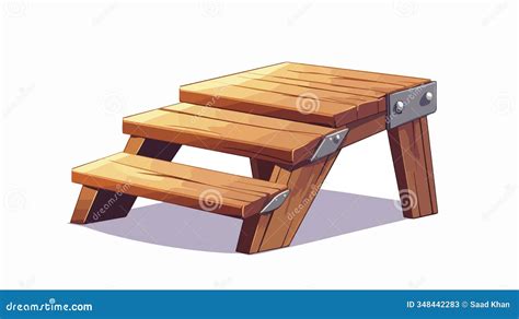 Adjustable Platform Stepper Showing Fitness Levels Vector Illustration Adjustable Platform Stepper Showing Fitness Levels Vector Illustration
