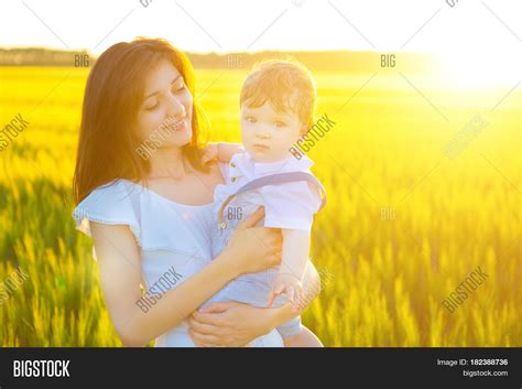 Mother Son Having Fun Image Photo Free Trial Bigstock
