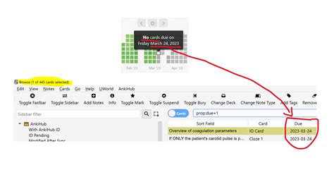 heatmap shows no due cards r anki