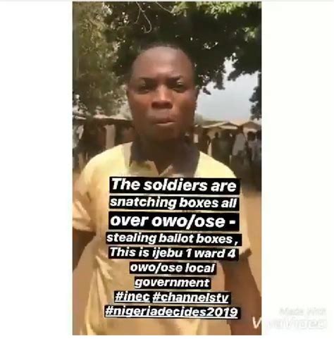 Soldiers Accused Of Snatching Ballot Boxes And Replacing With Printed