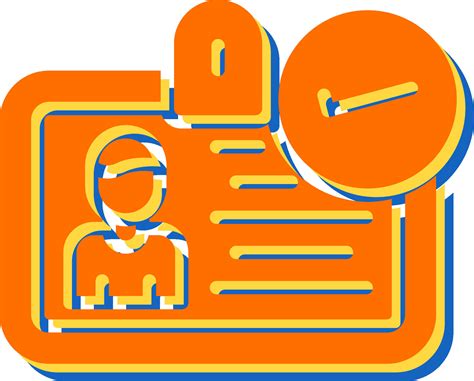 Id Verification Vector Icon 27897759 Vector Art At Vecteezy