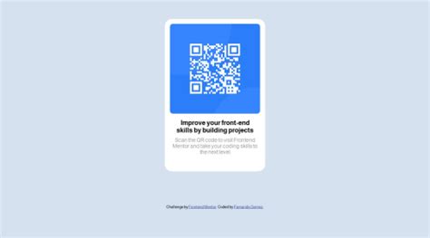 Frontend Mentor Solucion Pagina Qr Coding Challenge Solution