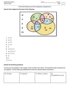 Conditional Probability Practice Homework Statistics Th Grade Math S Cp