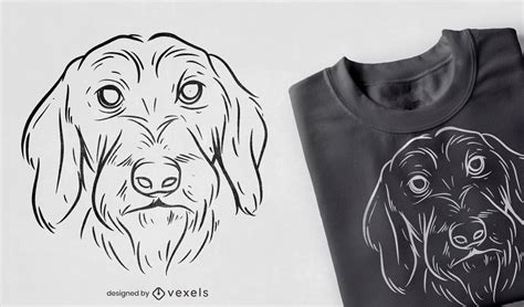 Baixar Vetor De Desenho De Camiseta Desenhada à Mão Cara De
