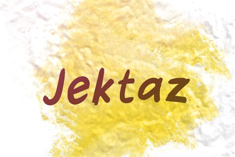 J Jektaz Font Wepfont Fontspace