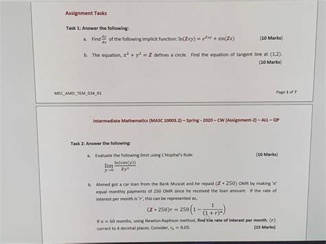 Solved Assignment Tasks Task 1 Answer The Following A