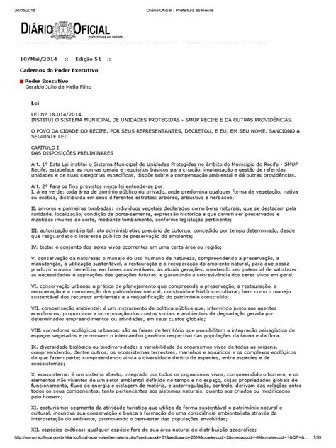 Lei 18014 2014 Institui O Sistema Municipal De Unidades Protegidas