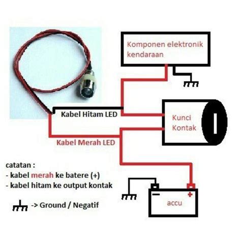 Jual Lampu Indikator Alarm Motor Mobil Fake Alarm Shopee Indonesia
