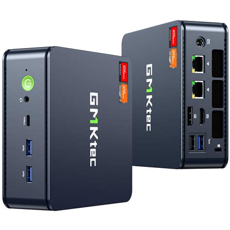 Buy GMKtec Mini PC Gaming Preinstalled Windows Pro K AMD Ryzen HS Dual NIC LAN