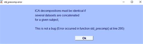 Std Precomp Error Issue 487 Sccn Eeglab GitHub