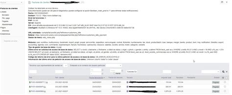 Bug Error Facture List External Users · Issue 17055 · Dolibarr