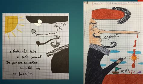 Illustration dun passage de la tirade du nez de Cyrano de Bergerac dE Rostand École et