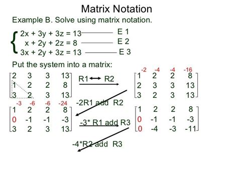 4 5 Matrix Notation