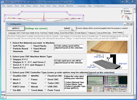Cad Cam Software Luxe Cnc Mill Mach3 Emc2 Fanuc G Code With Tutorial Video Cdrom Ebay