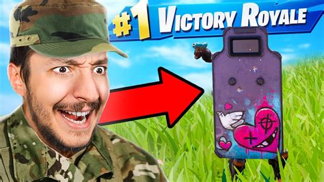 ΝΙΚΗ ΜΟΝΟ ΜΕ ΑΣΠΙΔΑ Challenge ΣΤΟ Fortnite Youtube