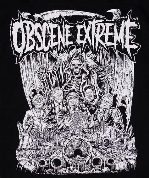 Obscene Extreme 2017 Backpatch Scum Obscene Productions