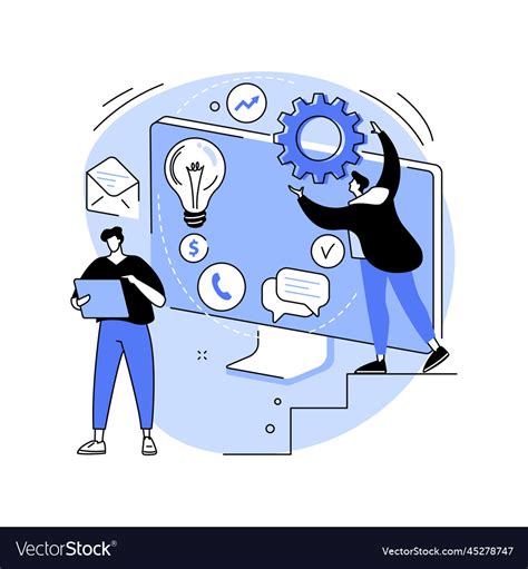 Workflow Process Abstract Concept Royalty Free Vector Image