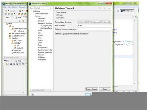 servlet in myeclipse tpoint tech