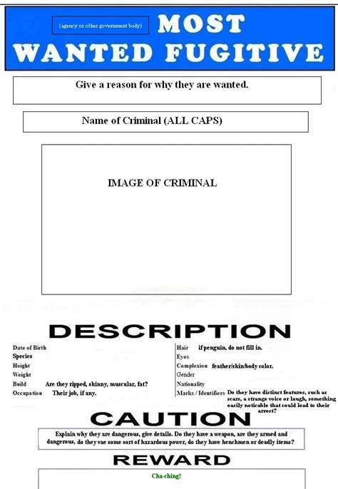 Most Wanted Template Content Calendar Template